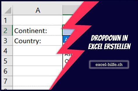 Dropdown In Excel Erstellen Excel Hilfech