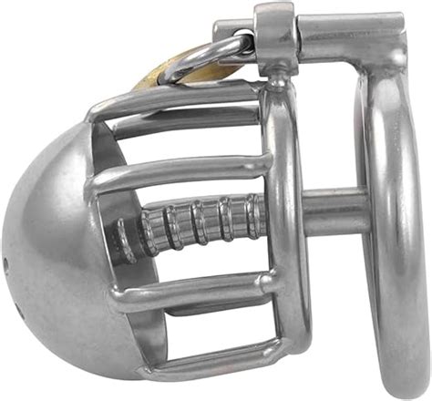 See X® Chastity Cage With Forced Dilator Stainless Steel For Men With Tubes Forced Dilator