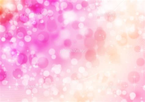 星と曲線とピンクのキラキラ イラスト素材 1742626 フォトライブラリー Photolibrary