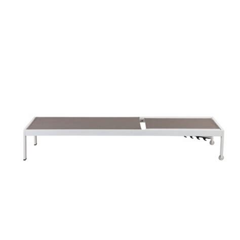 Pangea Home Chester 13 Piece Modern Aluminum Patio Sofa Set In White