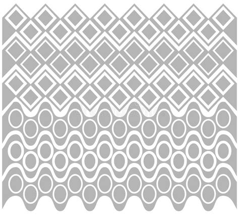 Abstract Gray Geometric Pattern Vector Illustration Stock Vector