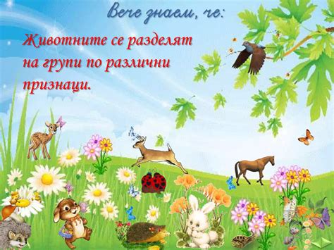 Групиране на животните според начина им на хранене ЧП 3 клас