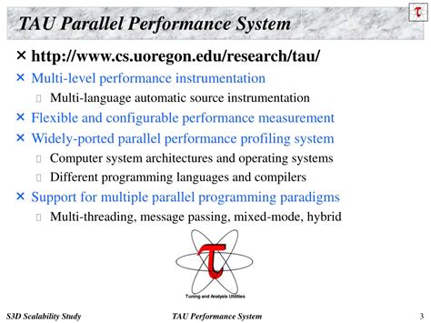 Ppt Performance Evaluation Of S3d Using Tau Powerpoint Presentation