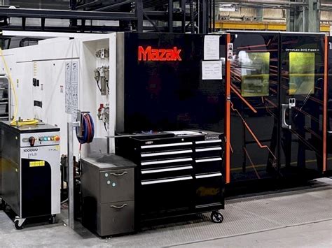 Mazak Optiplex 3015 10 Kw Fiber Iii Laser Cutting Cell Machine