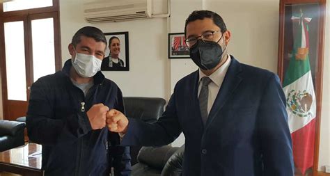 Martí Batres se reúne con Mauricio Tabe alcalde electo de MH Grupo Milenio