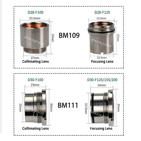 Raytools Laser Collimating And Focusing Lens F100f125f150 With Holder