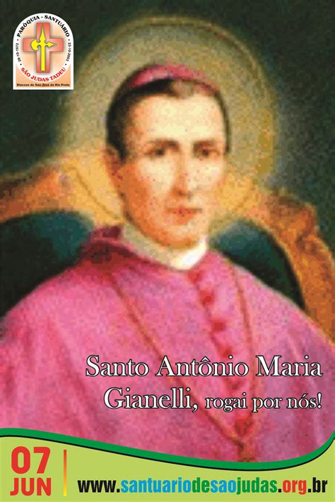 07 06 Santo Antônio Maria Gianelli « Santuário São Judas Tadeu
