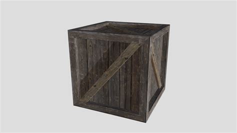 Simple Crate 3d Model By Tiago Amorim [3f0e10d] Sketchfab