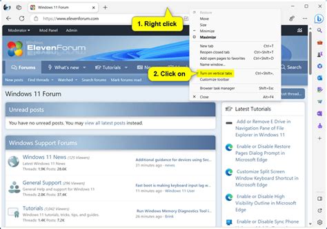 Enable Or Disable Vertical Tabs In Microsoft Edge Windows 11 Forum