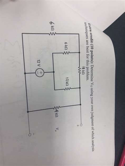 Solved I 20 Points Using Mesh Analysis And Kvl