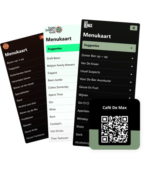 Garçon Dé Qr Code Menukaart Waarmee Je Méér Verkoopt