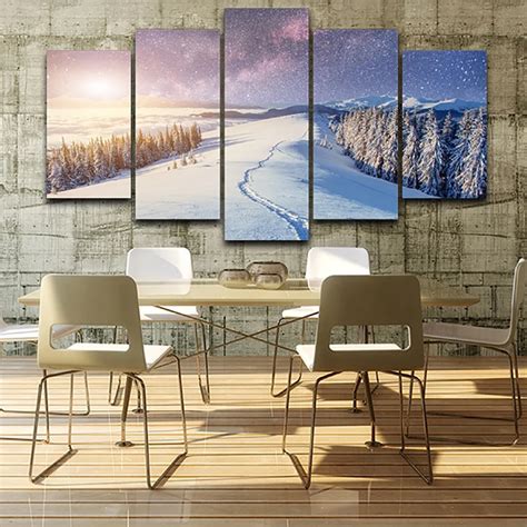 Tableau Wall Art HD Printed Paintings Modular Pictures Canvas 5 Panel