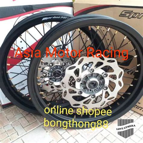 Jual Sepaket Velg Supermoto Klx 150 Bf Dtracker Honda CRF150 WR155 Velg