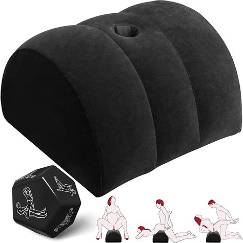 Prosixtoy Inflatable Sex Pillow Sex Dice Sex Toys Dildo Mount Sex