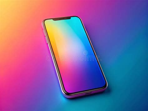 Modern Glass Smartphone App Mockup A Highquality Design Template For Seamless User Interface