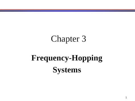 Ppt Ch 3 Frequency Hopping System Dokumen Tips