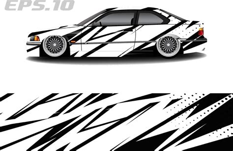 Sticker Livery Racing Car Sticker Design Cool Abstract Graphic