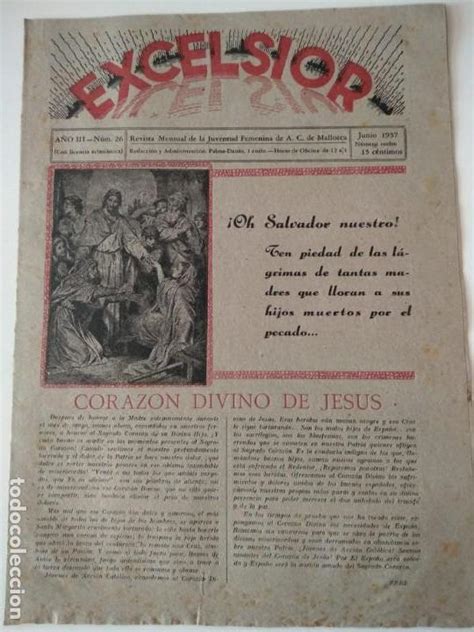 Revista Excelsior Junio 1937 Juventud Femenina Vendido En Subasta