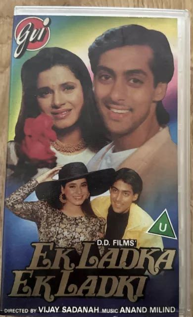 Ek Ladka Ek Ladki Bollywood Vhs Video Salman Khan Cover Only Picclick Uk