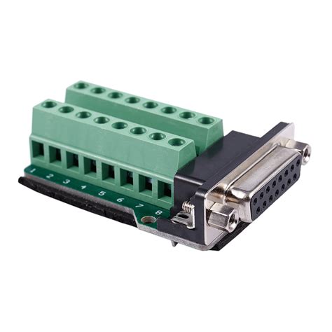 DB15 D SUB VGA 15pin Female Adapter Jack Terminal Breakout PCB Board
