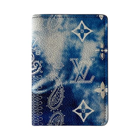 Shop Authentic Louis Vuitton Blue Monogram Bandana Wallet At Revogue