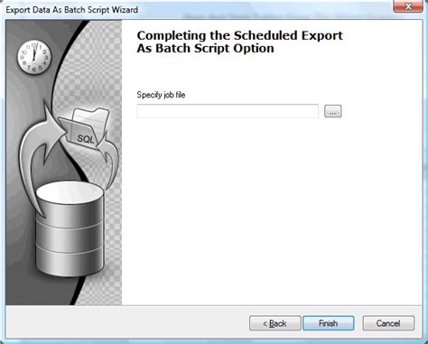 Finishing Up The Scheduled Export Wizard Sqlyog Knowledge Base