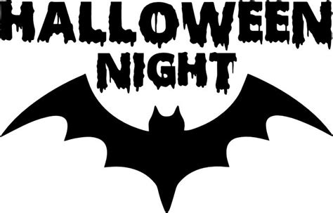 Halloween Night Bat Free Svg File