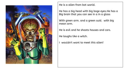 Alien Descriptions Windsor Hornby Primary