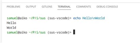 Terminal Doesnt Appear To Correctly Handle Newlines · Issue 174771