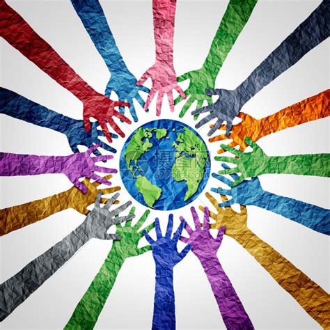 全球多样或地日以及国际世界文化是人民合作的概念为将地球团结在一起的多方手高清图片下载 正版图片306535746 摄图网