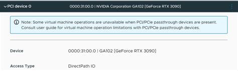GPU Passthrough Esxi Successful But No Load Activity On Gpu After Virtualization