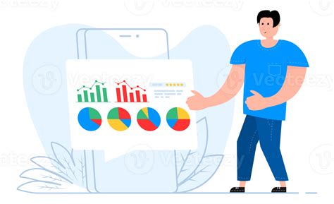 Man Working For Data Analytics Financial Administration Product Testing Data Analysis