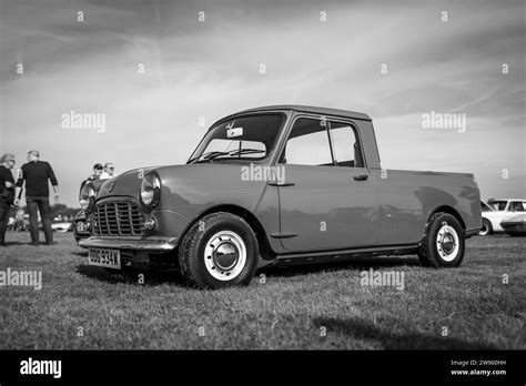 British Leyland Mini Pickup Mini On Display At The Bicester Heritage Scramble On Th
