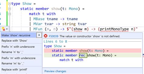 Wrong Rec Code Fix Suggestion For Static Members · Issue 11194