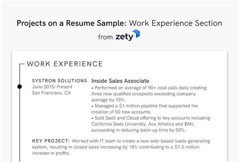 How To List Projects On A Resume Examples For 2025