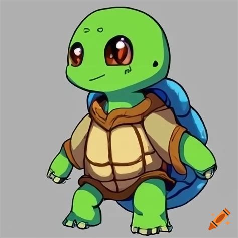 Chibi Turtle Drawing