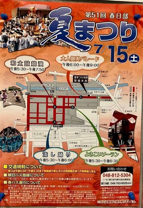 日光道中粕壁宿・夏祭り 鵜の目鷹の目都鳥の目・・・