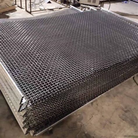 1 5m X 1 95m 4mm Vibrating Screen Mesh In Mineral Processing