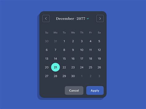 calendar templates and date picker ui design by roman kamushken for setproduct on dribbble