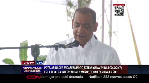 Presidente Abinader da primer palazo para ampliación avenida Ecológica en SDE