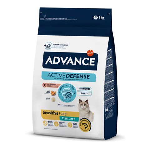 Advance Sensitive Care Cat Sterilized Salmon Сухой корм для ...