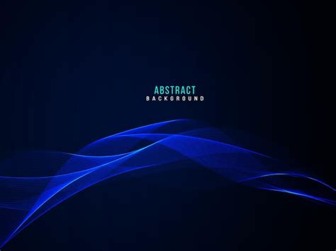 Premium Vector Abstract Stylish Smooth Dynamic Wave Background