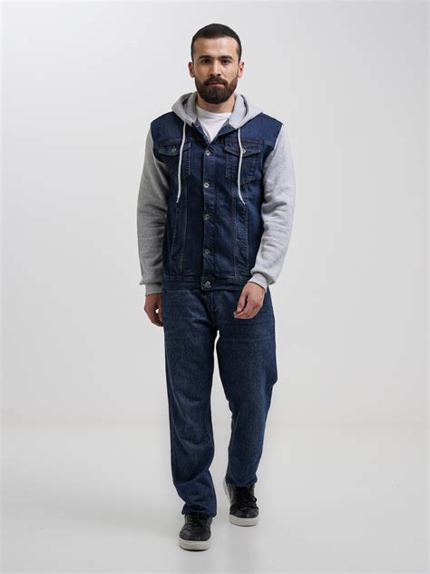 Мужская джинсовая куртка-толстовка, с капюшоном 5018-6 Rad Jeans купить ...