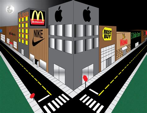 Perspective Drawing Graphic Design Dalton Rudolph