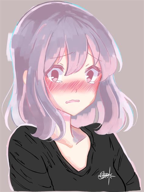 A Scared Pretty Girl [oc] Viernes Illustrations Art Street