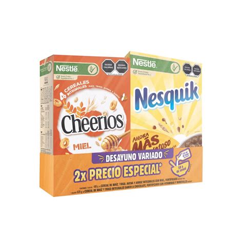 Cer Nestle Pack Cheerios 480 Nesquick 620 Surtace