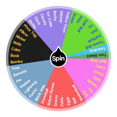 Bfdi The Power Of Two Spin The Wheel Random Picker