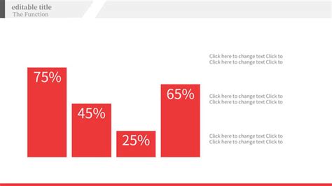 Red Bar Chart Diagram On White Background With Red Rectangle Google Slides Theme And Powerpoint