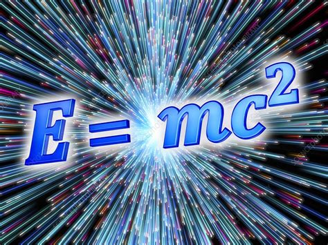 Einsteins Mass Energy Equation Artwork Stock Image C0208882