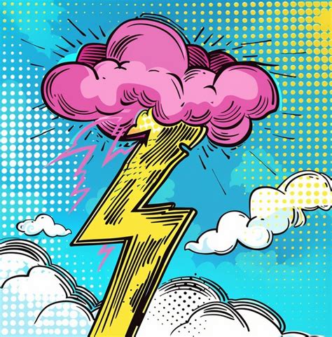 A Lightning Bolt Is Being Held Up By A Lightning Bolt Premium AI Generated Image